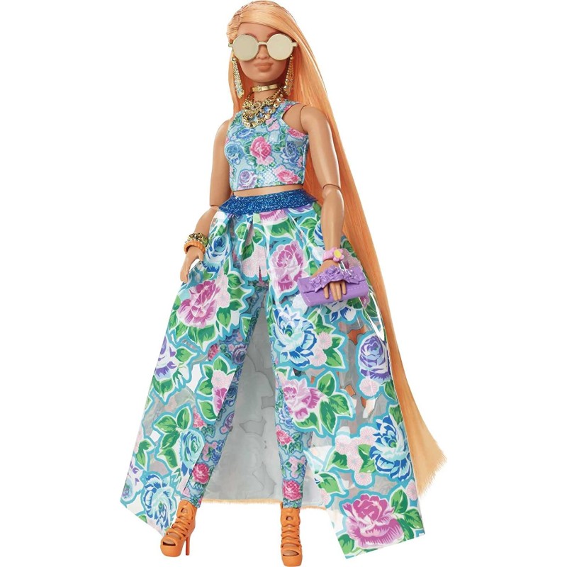 Barbie Extra Fancy Fiori con cucciolo extra e accessori HHN14