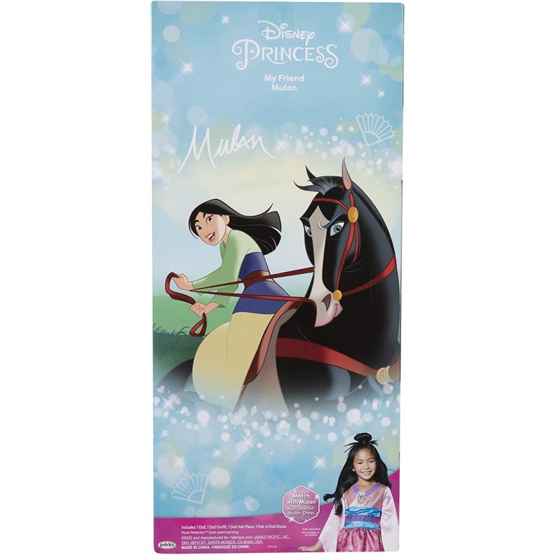 Jakks Pacific 95564 Disney Princess Principessa Mulan 38cm con bellissimi occhi scintillanti ...