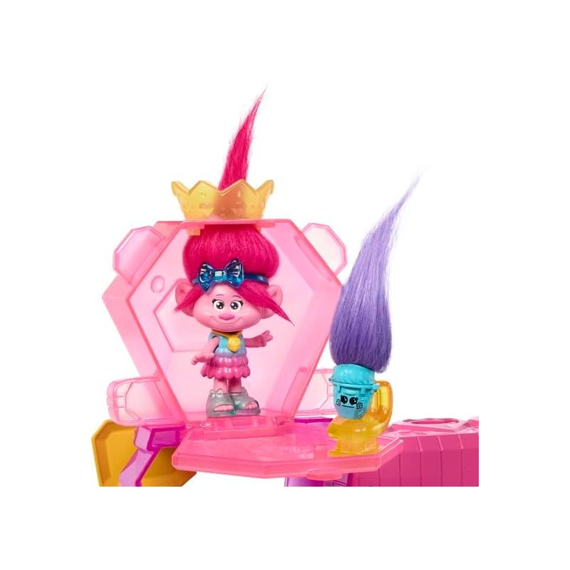 Mattel HFN24 Trolls Band Togheter Mount Rageous Playset con lanciatore ...