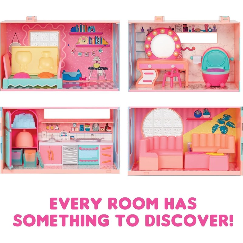 Grandi Giochi 593218C3 LOL Surprise Squish Sand Magic House con bambola ...