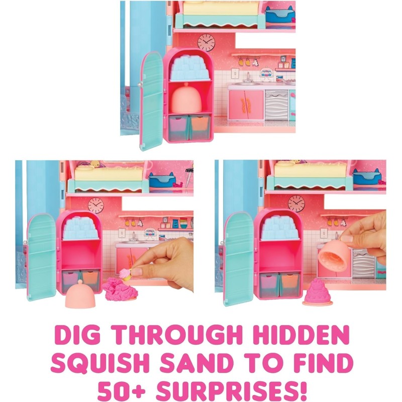 Grandi Giochi 593218C3 LOL Surprise Squish Sand Magic House con bambola ...