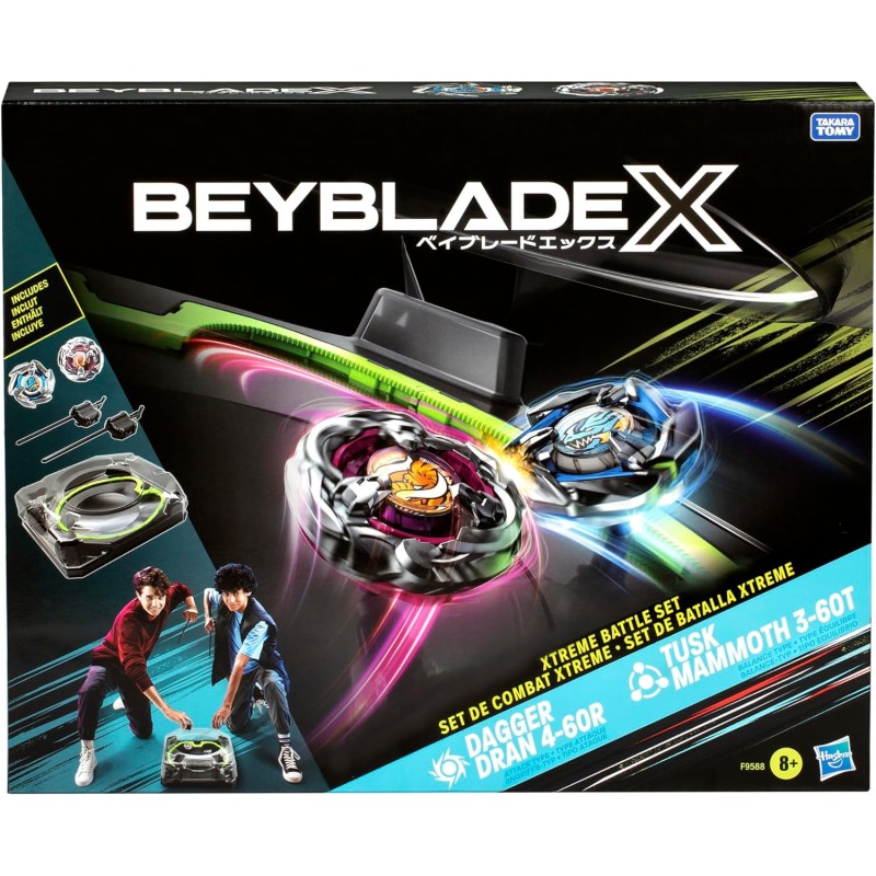 Hasbro F9588 Beyblade X Set da Combattimento Xtreme Arena con 2 Beyblade