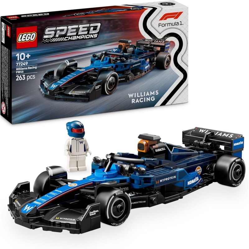 LEGO Speed Champions 77249 Auto da Corsa F1 Williams Racing FW46 ...