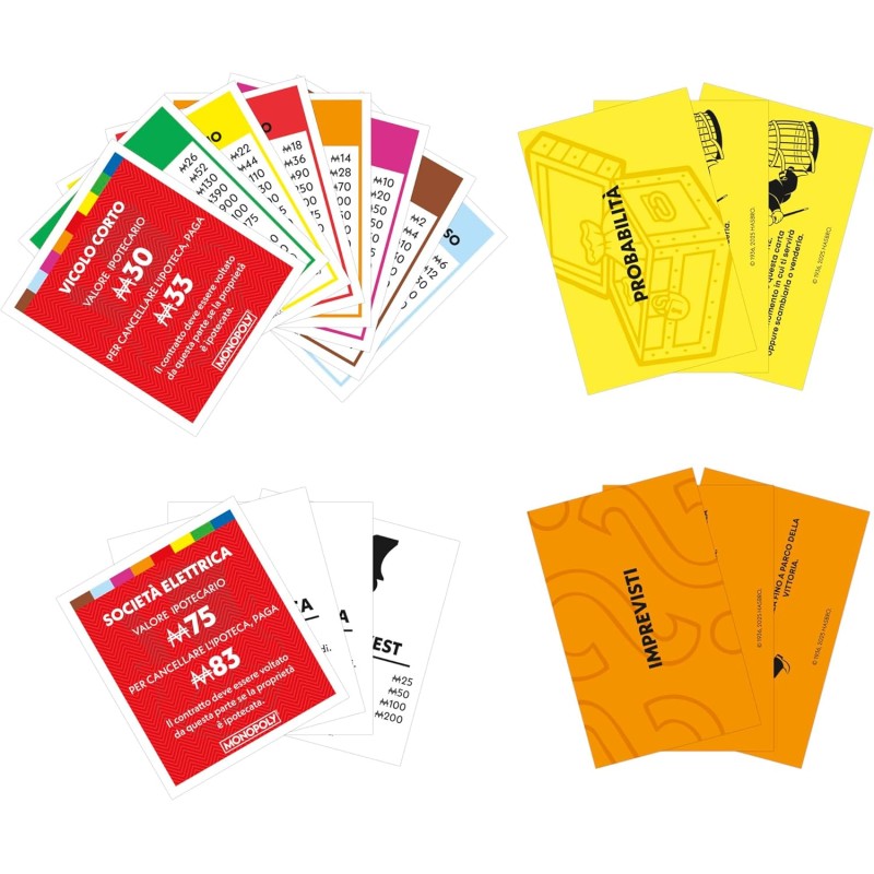 Monopoly Gioco classico da tavolo con vaschetta-contenitore e pedine ...